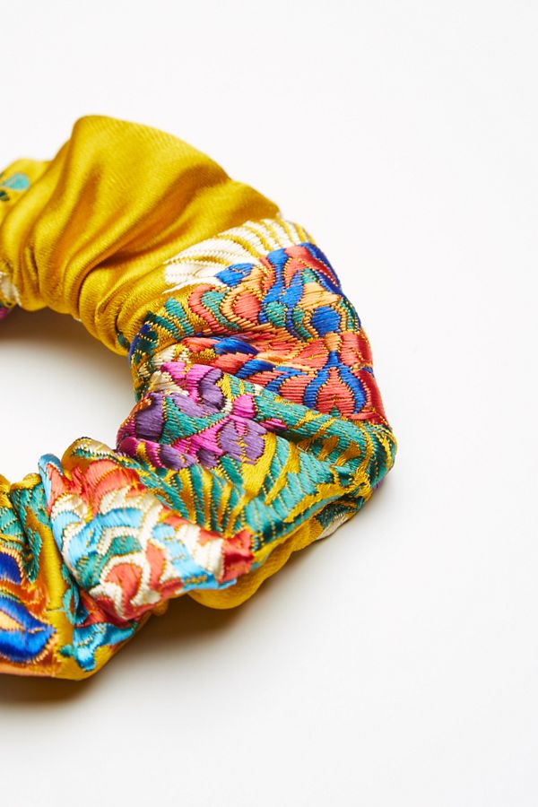 Silk Brocade Scrunchie | Free People