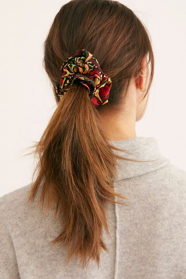 Silk Brocade Scrunchie | Free People