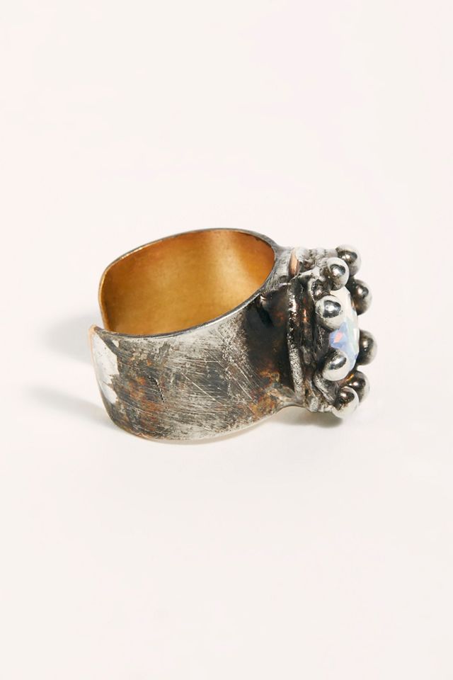 Free People Swarovski Monarch Ring - 46341012