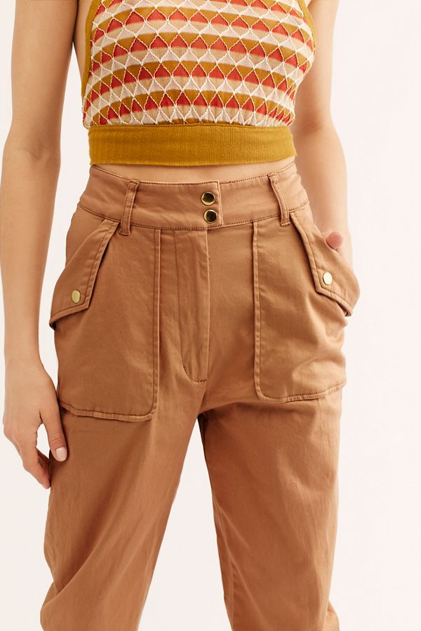 Tan Utility Pants | Free People