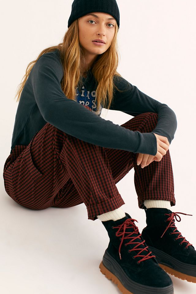 Checked Cargo Pants | Free People