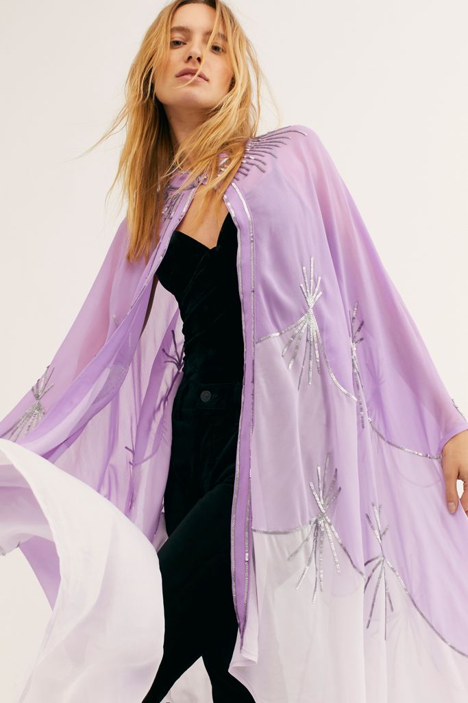 Goddess Embellished Cape | Free People