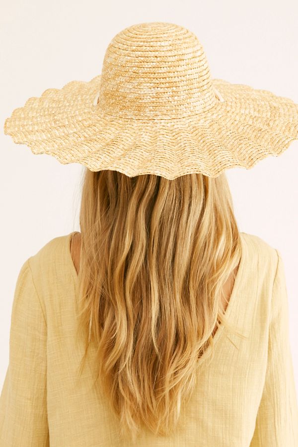 Scalloped Straw Hat | Free People