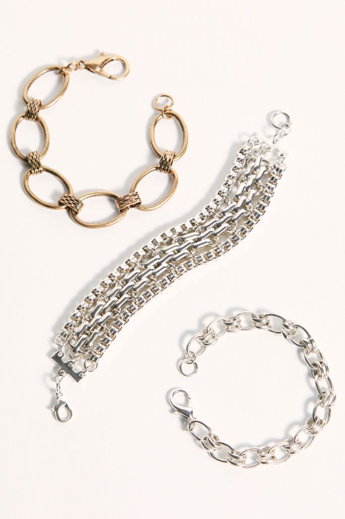 Chain Trio Bracelet Set | Free People