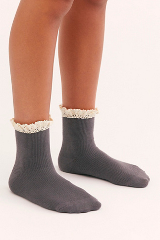 Beloved Waffle Knit Ankle Socks | Free People