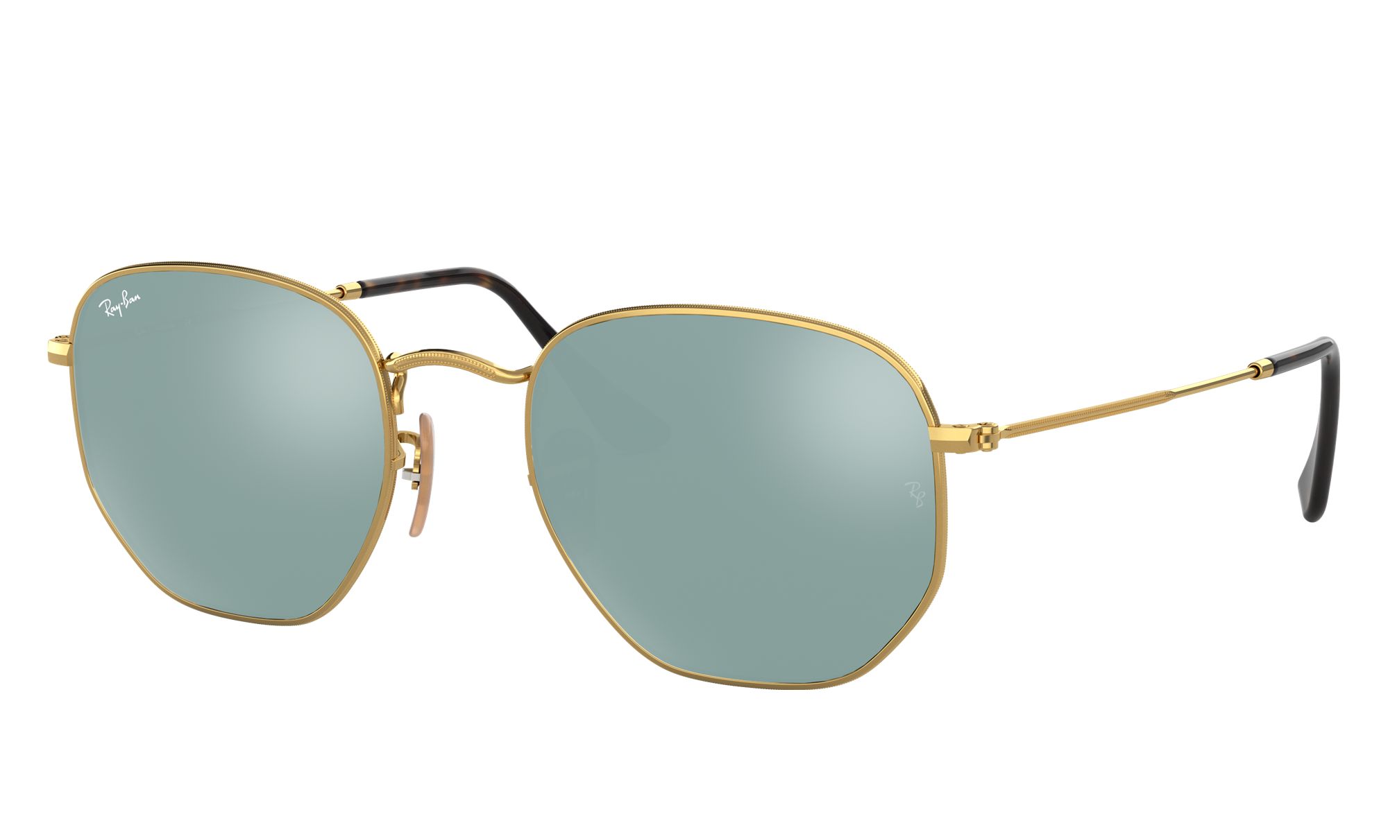 Ray-Ban HEXAGONAL FLAT LENSES | Glasses.com® | Free Shipping