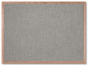 Reveal Fabric Tackboard w/ Oak Frame