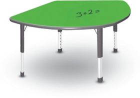 Action Pie-Shaped Activity Table w/ Markerboard Top - AER-PM | K-Log