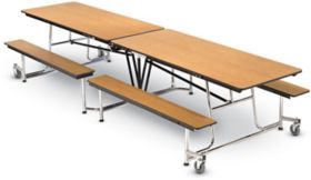 Cordial Rectangle Mobile Cafeteria Table w/ Chrome Frame - AMCB-RC | K-Log