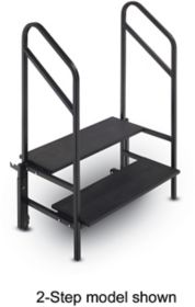 Steps w/ Handrails for Crescendo Stages - ATS-SR | K-Log