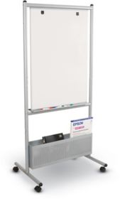 Keep Markerboard Easel w/ Silver Frame - BCE-81S-P | K-Log