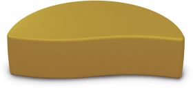 Colony Seating Wiggle-Half-Round Bench in Vinyl - BMS-CHU-V | K-Log