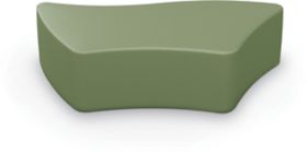 Colony Seating Wiggle-Trapezoid Bench in Fabric - BMS-CZU | K-Log