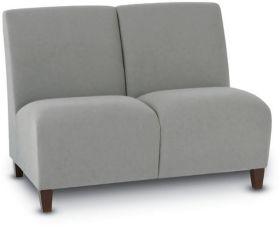 Bristol 2-Seat Armless Sofa in Vinyl - BRC-2-V | K-Log