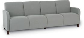 Bristol 4-Seat Sofa w/ End Arms in Vinyl - BRC-4E-V | K-Log