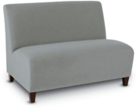 Bristol Armless Loveseat in Vinyl - BRC-LS-V | K-Log