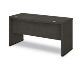 Alpine Office Bow-Front Desk Shell - BUEC-B | K-Log