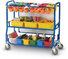 Schoolfellow 23-Tub STEM/STEAM Bin Cart - CLW-23 | K-Log