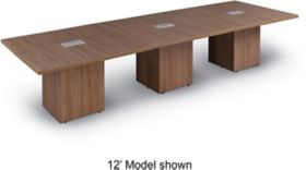 Office Source: OS Laminate Rectangle Conference Table with Cube Base ...