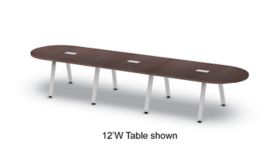 Racetrack Illumination Conference Table w/ V-Legs - COFT-QK | K-Log