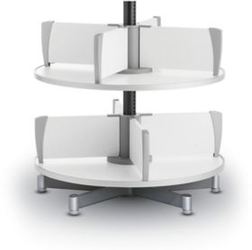 2-Tier Open Binder Carousel - EIBC-2 | K-Log