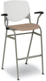 Flex-Flow Stool w/ Arms & Fabric Seat - FFS-23SAF | K-Log