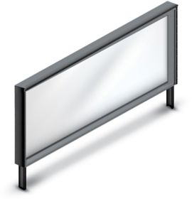 HON: HON Accelerate® Stacking Panel - Glass (15"H) | HON HES1530G