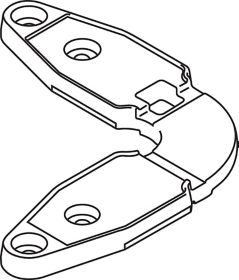 "L" Connector Strap for HON Accelerate® Panels - HAP-SCSL | K-Log
