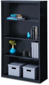 Privy 4-Shelf Bookcase - HISE-4BK | K-Log