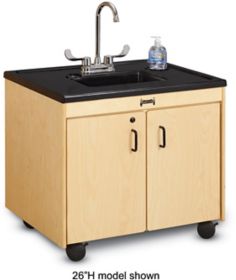 Ensure Mobile Sink Unit w/ Plastic Sink - JCMS-PS | K-Log