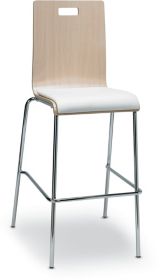 Allure Bistro High-Back Stool w/ Vinyl Seat - KABT-STV | K-Log