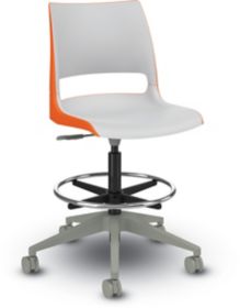 Collegiate Lab Stool - Two-Tone - KDN-NLAB-2 | K-Log