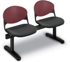 Solution Beam Seating w/ 2 Upholstered Seats - KSP-2FP | K-Log