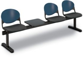 Solution Beam Seating w/ 3 Upholstered Seats & Table - KSP-3FPT | K-Log