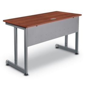 Thesis Computer Table w/ Open Double-Post Legs - LCA-TD | K-Log