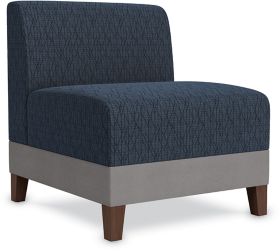 Sonnet Armless Guest Chair in Two-Tone Upholstery - LMR-GA-T | K-Log
