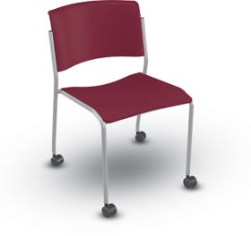 Forward 4-Leg Stack Chair w/ Casters - MAKT-FHS | K-Log