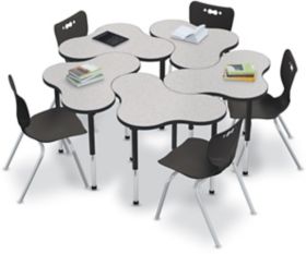Cloud Conjunction Desk Classroom Packs - MCSD-13C-PK | K-Log