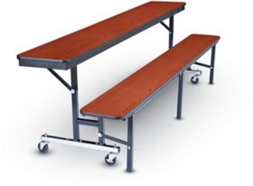 Mobile Convertible Bench: Particleboard Core with T-Mold Edge - MCU-B ...