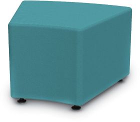 Soft-Touch 27-1/2"W Curved Bench in Designer Vinyl - MLF-C30-D | K-Log