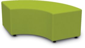 Soft-Touch 51"W Curved Bench in Designer Vinyl - MLF-C31-D | K-Log