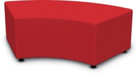 Soft-Touch 53-1/2"W Curved Bench in Designer Vinyl - MLF-C60-D | K-Log