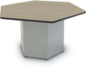 Soft-Touch Hexagon Table in Designer Vinyl - MLF-HT-D | K-Log