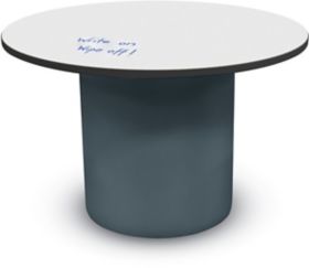 Soft-Touch Round Table w/ Markerboard Top in Designer Vinyl - MLF-RT-MD ...