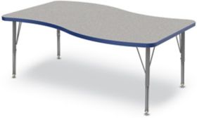60"Wx30"D Wave Willow Activity Table - MOAT-6030W | K-Log