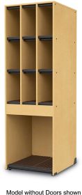 28"Wx84"H Lyric Instrument 10-Compartment Woodwind/Horn/Drum Storage ...
