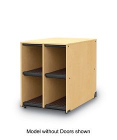 28"Wx36"H Lyric Instrument 4-Compartment Horn/String Storage - MOBS ...