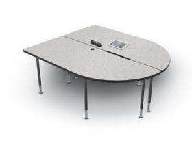 72"Wx59"D Aspect Multimedia Table - MST-75 | K-Log