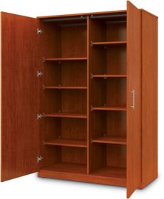 48"Wx72"H Sierra 10-Shelf Divided Storage Cabinet