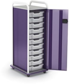 17"Wx46"H Edison Mobile Tote Storage Cabinet - PMR-SC4T | K-Log